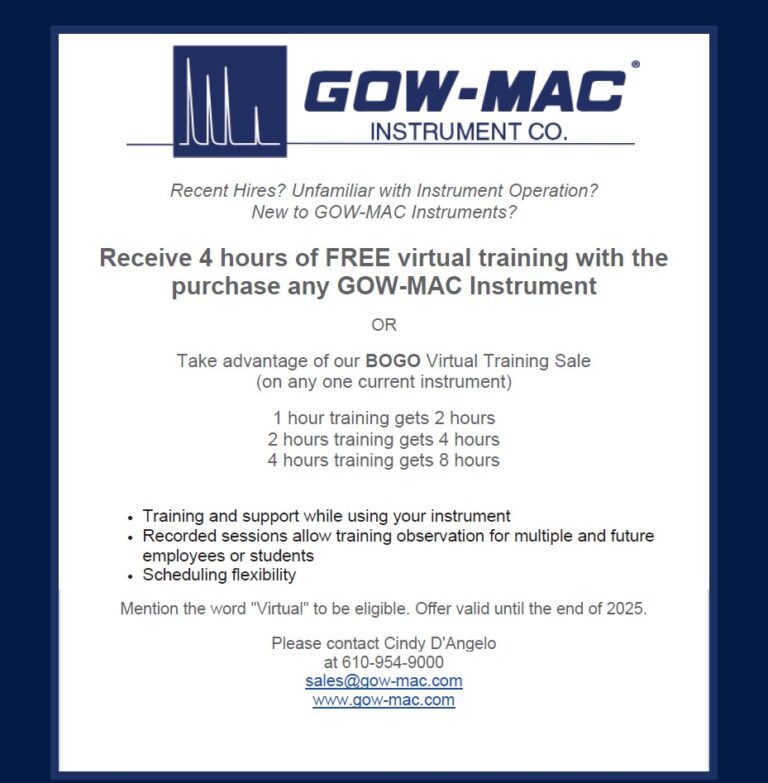 GOW-MAC Instrument Company – Custom Solutions for Gas Analysis